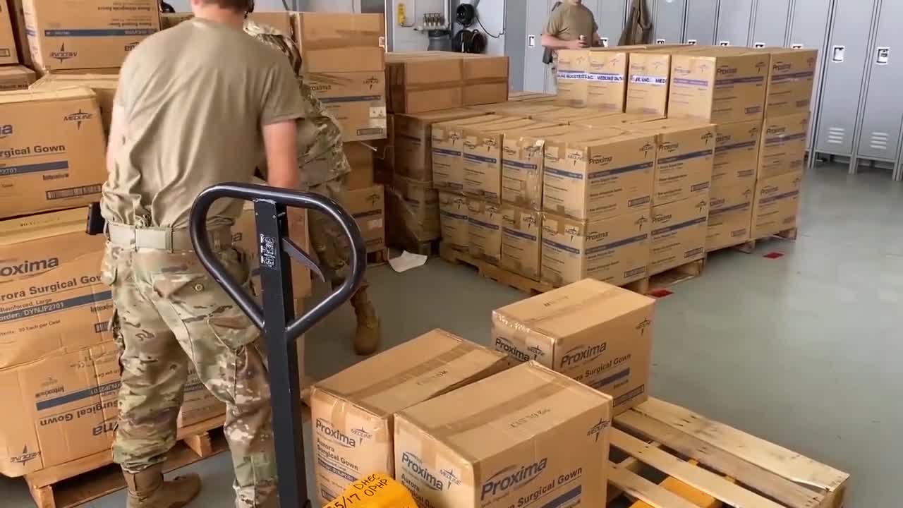 National Guard Delivers Supplies - DVIDS - YouTube