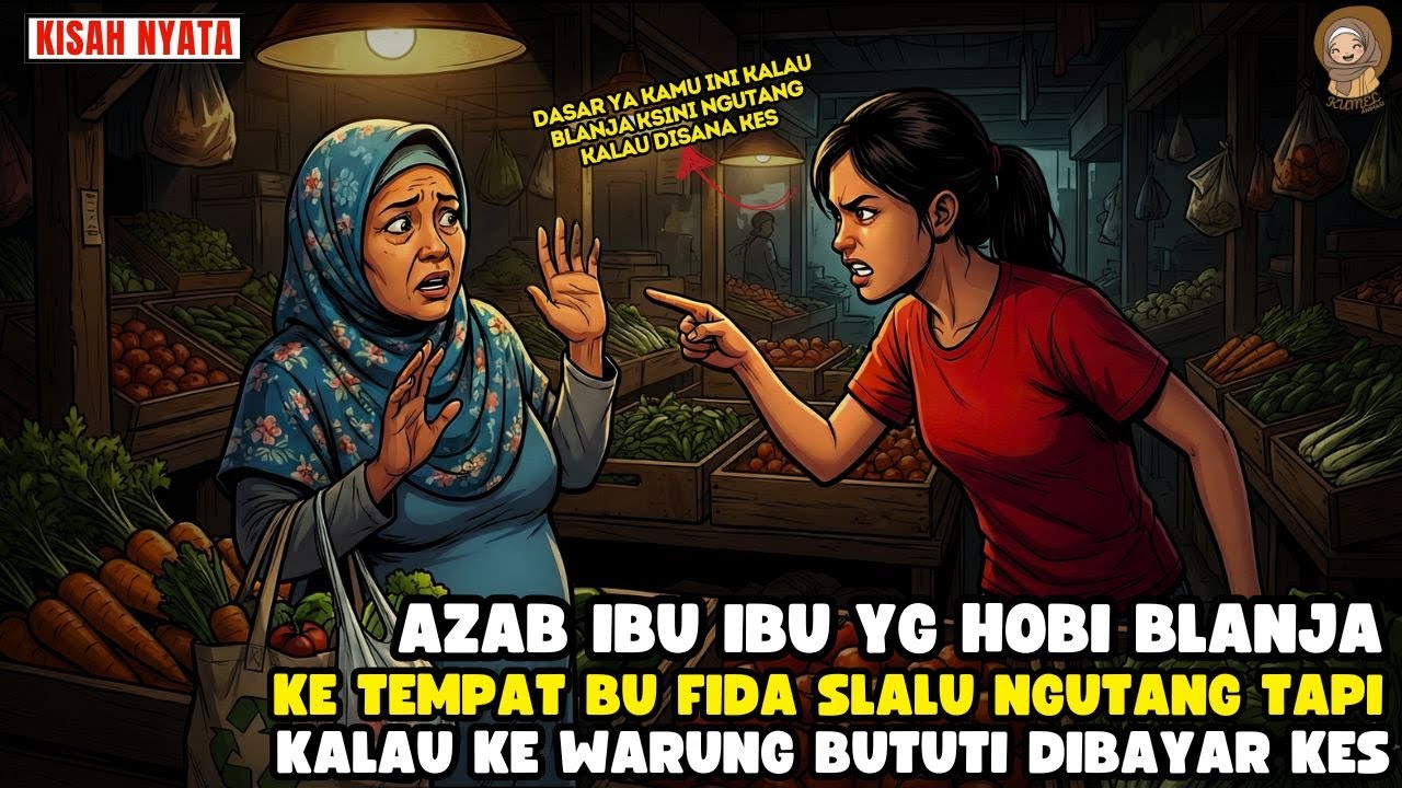 AZAB IBU IBU KALO BLANJA NGUTANG KE TEMPAT BU FIDA TAPI KALAU BLANJA ...