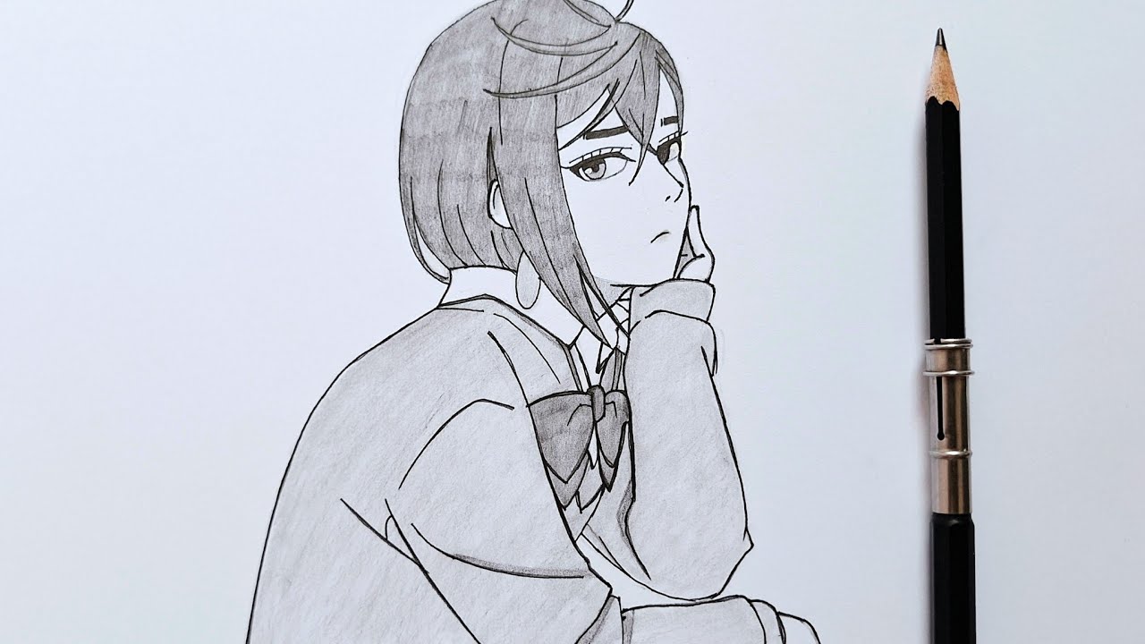 How to draw Ayase Momo | step by step | Dandadan - YouTube