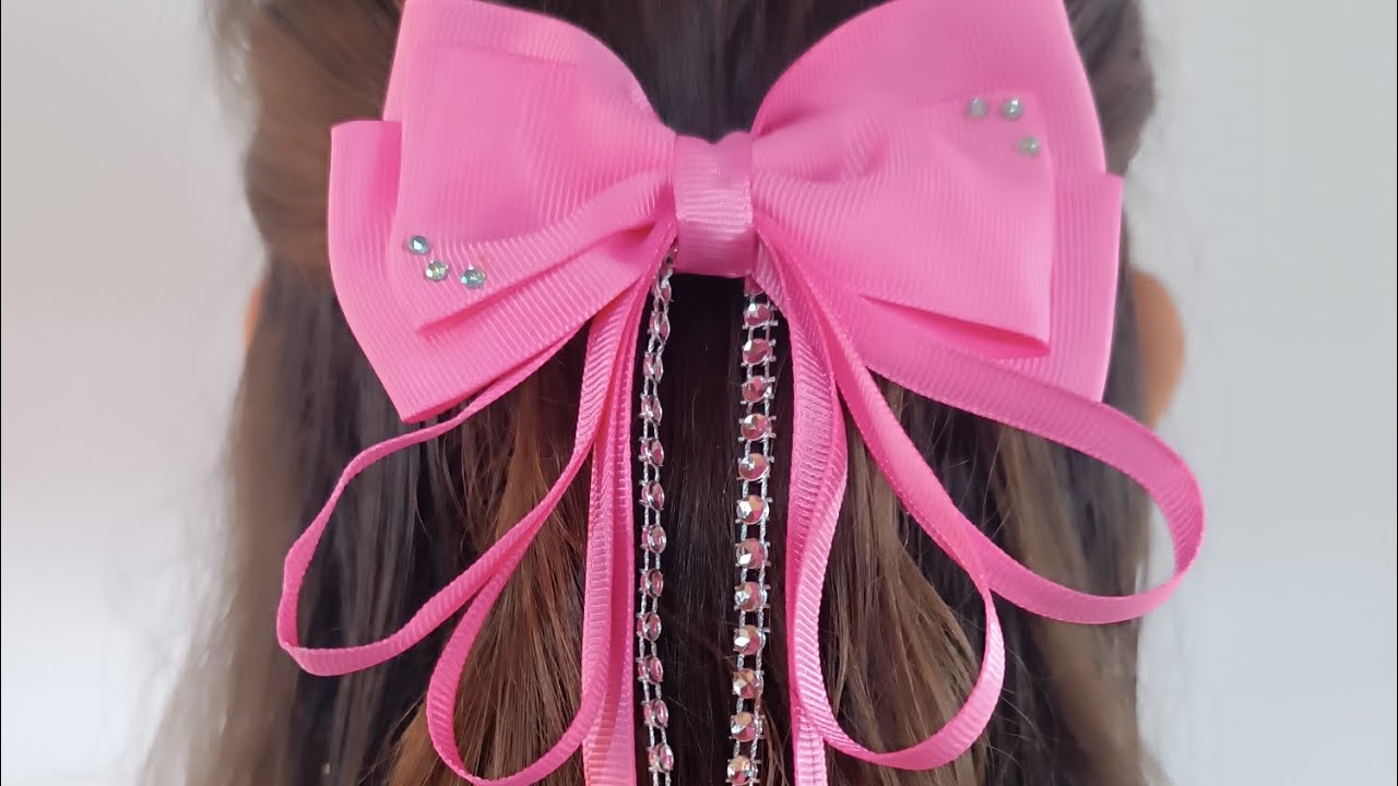 🎀Lazo en tendencia 2024 para niñas, jóvenes y damas😍🎀 lazo Marina. #diy ...
