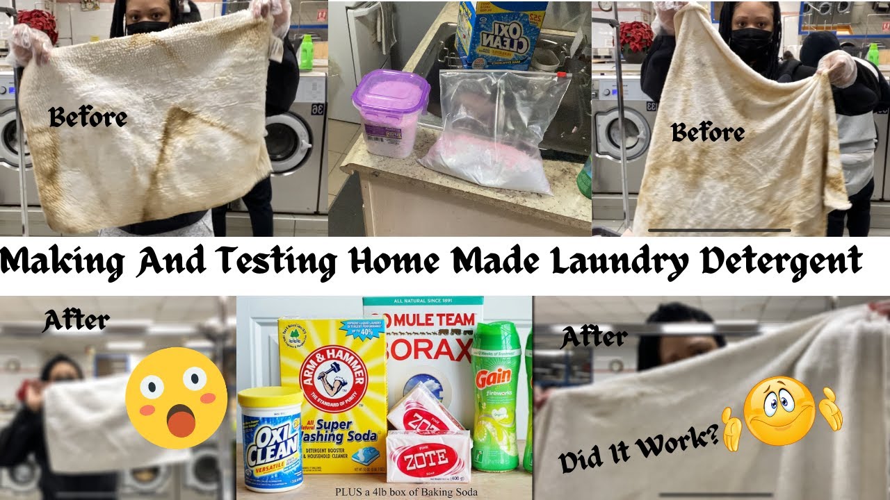 Making And Testing Laundry detergent 2021|| Dose It Live Up To The Hype ...