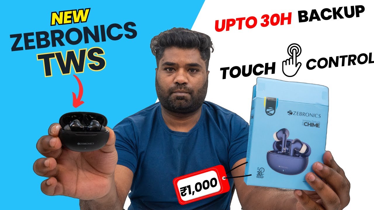 Zebronics ZEB CHIME TWS || Under 1,000 Best Calling TWS || up to 30h ...