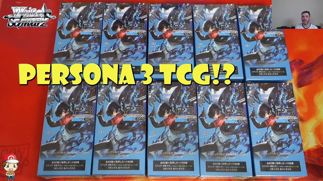 Persona 3 Reload TCG!? Weiss Schwarz Premium Booster Opening! Best TCG Set EVER!? - YouTube