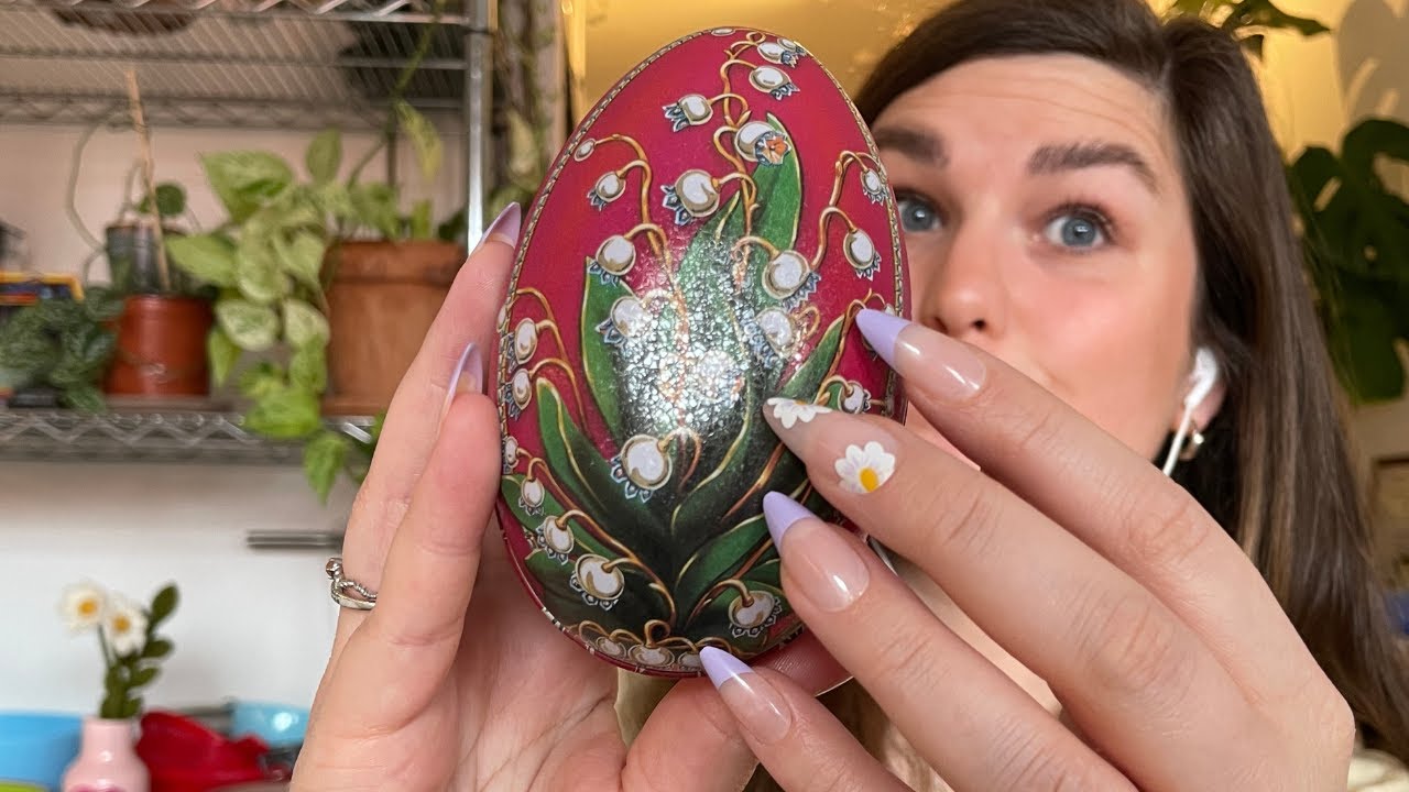 ASMR Easter/Spring Trigger Assortment🥚🍫🌸🌷(kinder egg, tapping ...