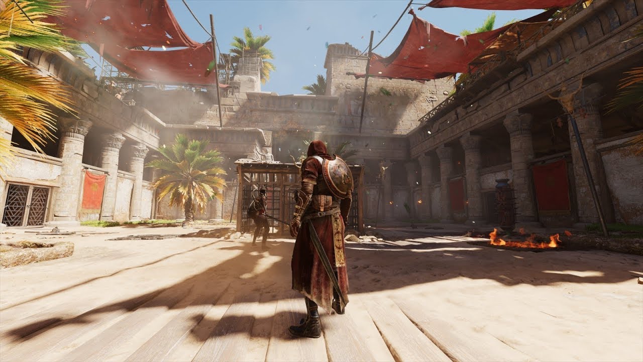 Assassin's Creed Origins: Gladiator Boss Fight Gameplay in GTX750 2GB ...