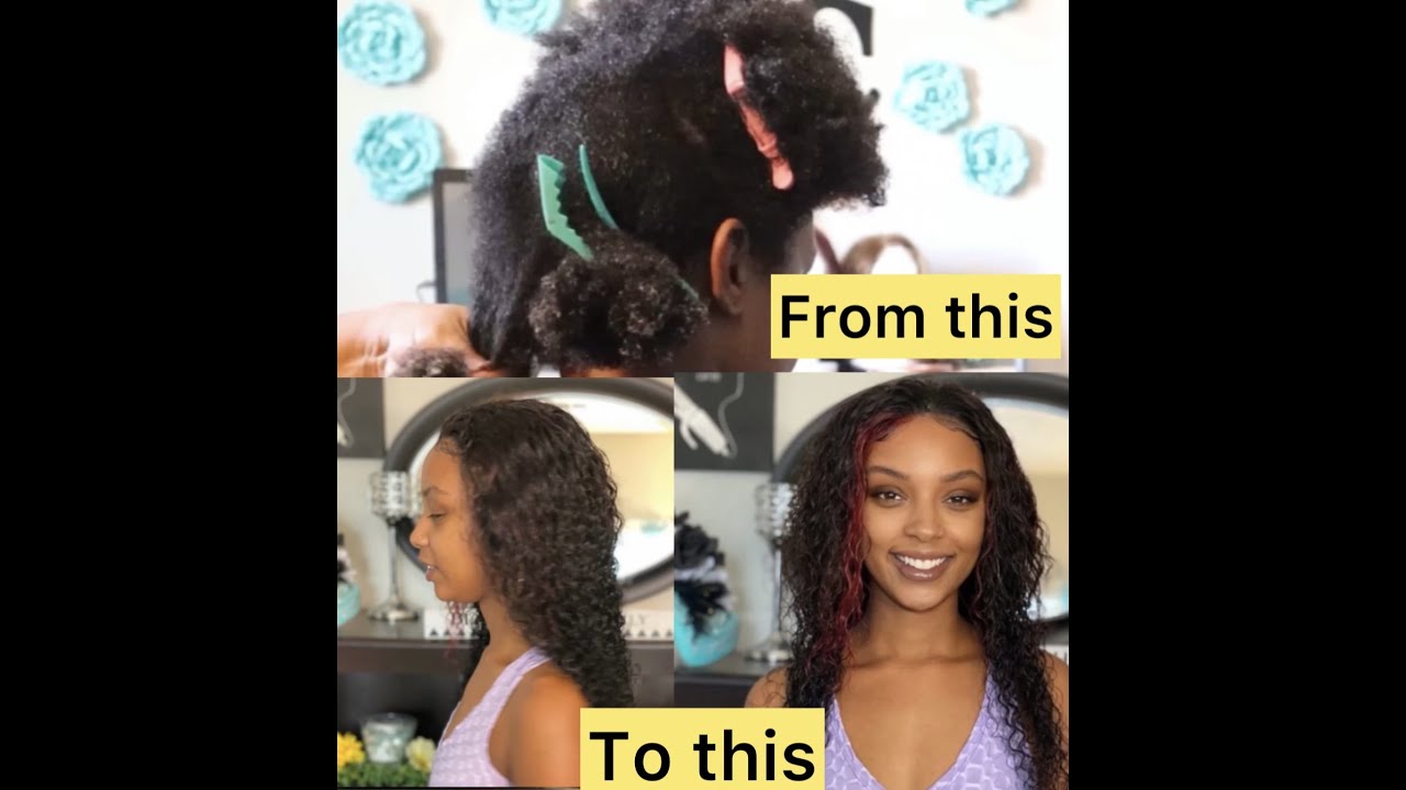 Sew-In Weave with Closure That Was Almost An Epic Fail - YouTube