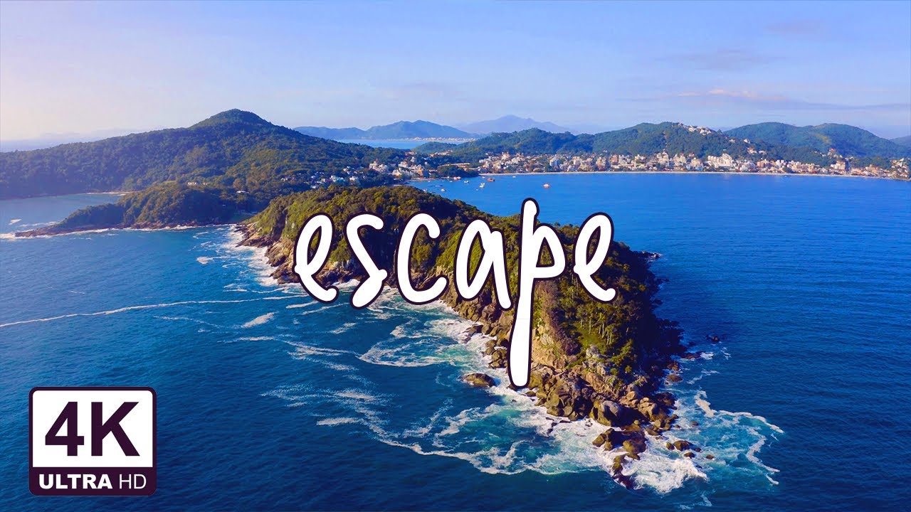 ESCAPE (4K UHD) - Relaxing Music with Ocean Waves and Stunning Nature ...