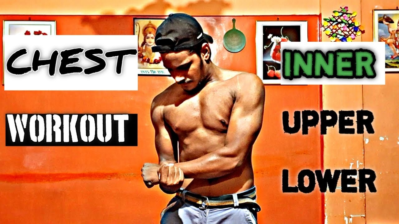 CHEST Workout INNER, UPPER, LOWER Workout at Home | Chest Workout at ...