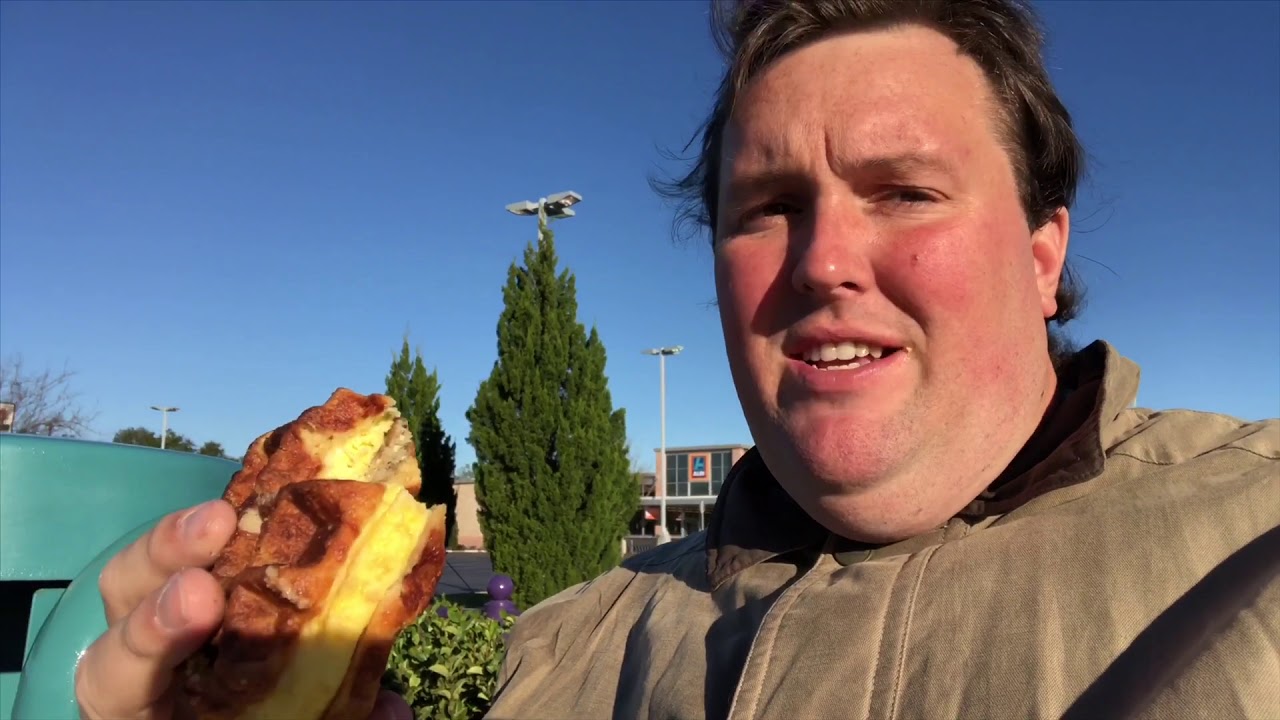 Taste Test Adventures: WaWa Waffle Breakfast Sandwich (4K) - YouTube