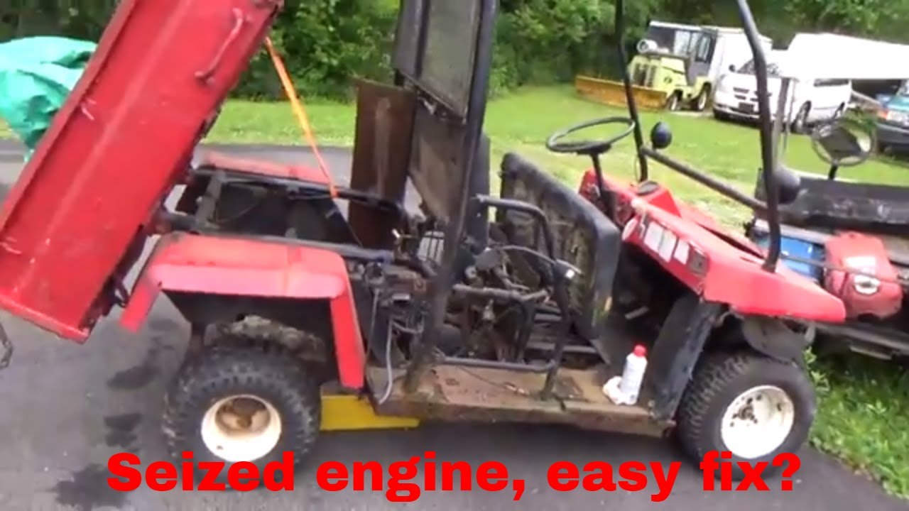 DIY UTV engine seized, Predator 200cc engine stalled, hydro locked ...