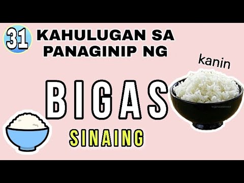 #94 PANAGINIP NG BIGAS, KANIN O SINAING / DREAMING OF RICE - YouTube