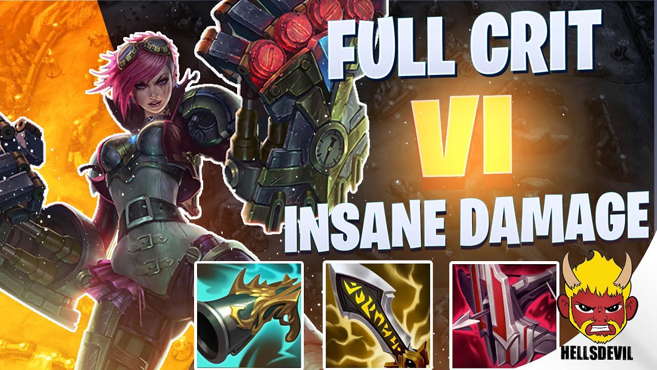 WILD RIFT | FULL CRIT VI = INSANE DAMAGE | Challenger Vi Gameplay ...