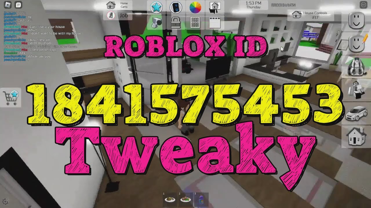 TWEAKY Roblox Song Codes - YouTube