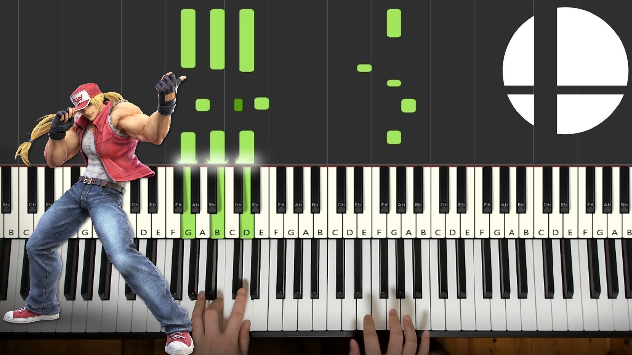 Terry Victory Theme - Super Smash Bros. Ultimate (Piano Tutorial Lesson ...
