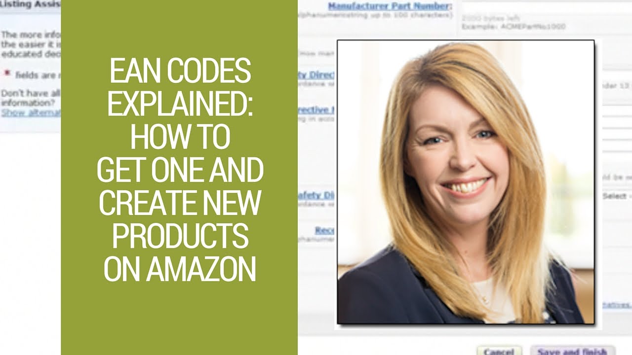Amazon selling tips: What is an EAN code? Creating new sales products ...