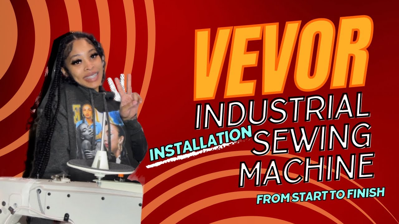 VEVOR Industrial Sewing Machine Installation (Assembly) DETAILED VIDEO ...