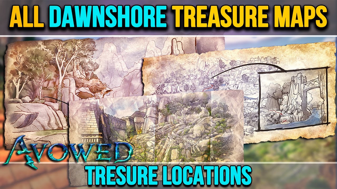 All Dawnshore Treasure Maps and Solutions in Avowed - YouTube