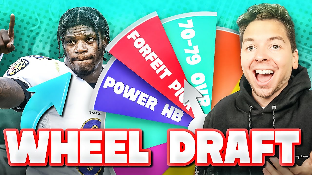 I let a Wheel decide Who We Draft.. Online Fantasy Draft! Madden 22 ...