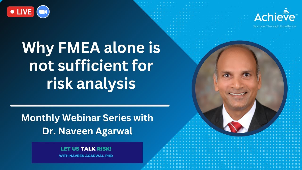 Webinar: Why FMEA alone is not sufficient for risk analysis - YouTube
