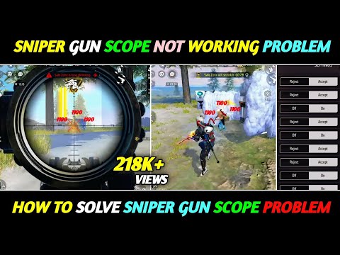 Snipers gun scope not working | snipers gun scope nahi lag raha to kya ...