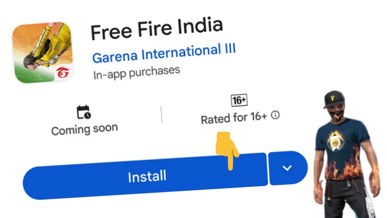I download free fire India 🇮🇳 on play store| free fire India play 1th ...