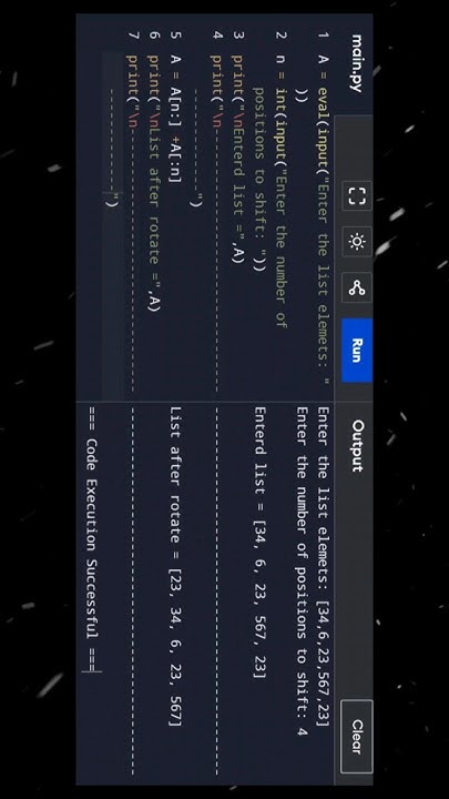 Program Of Rotate A List By N Positions In Python Pythonprogramming Programming List Python