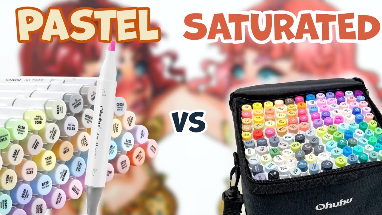 PASTEL COLORS vs SATURATED COLORS - YouTube