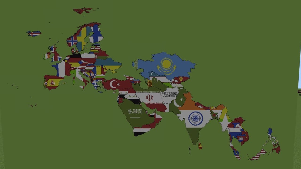 Big Scale World Map Showcase - YouTube