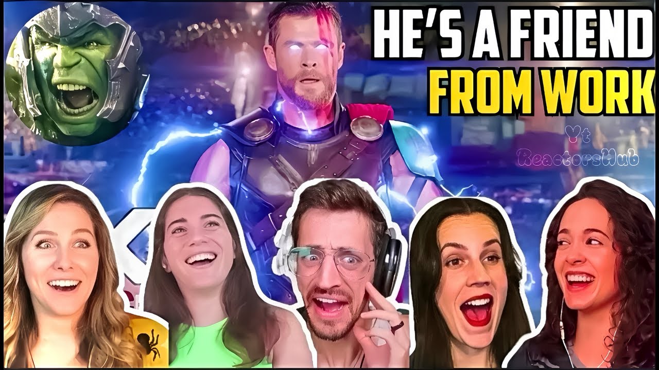 “Thor vs Hulk Fight REACTIONS!” Thor Ragnarok (2017) * First Time ...