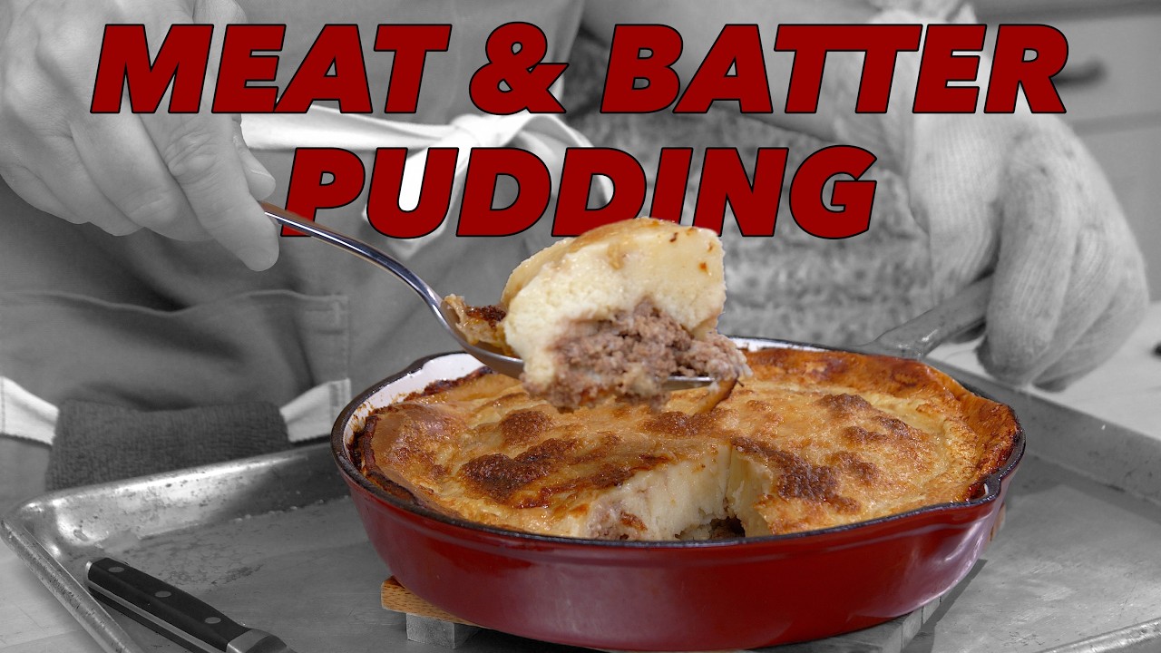 Wartime Comfort Food: Meat & Batter Pudding | Radiation Cook Book - YouTube