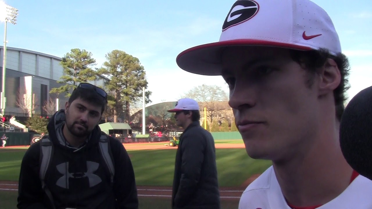 UGA Baseball: Ben Anderson Georgia vs Richmond Postgame Interview ...