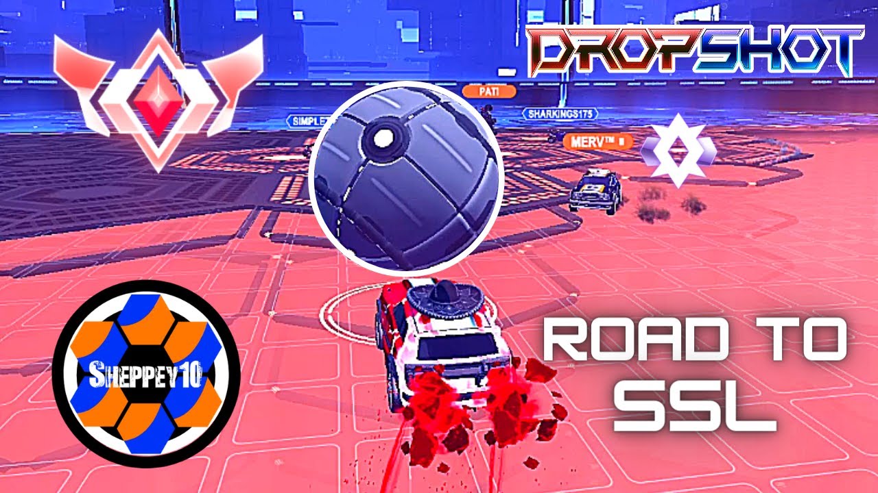 Rocket League Dropshot Road to SSL #7 - Being placed with Champ 2s ...