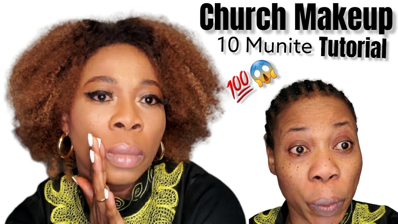 Church Makeup😳 Fast & Easy 10 munite Makeup Tutorial - YouTube