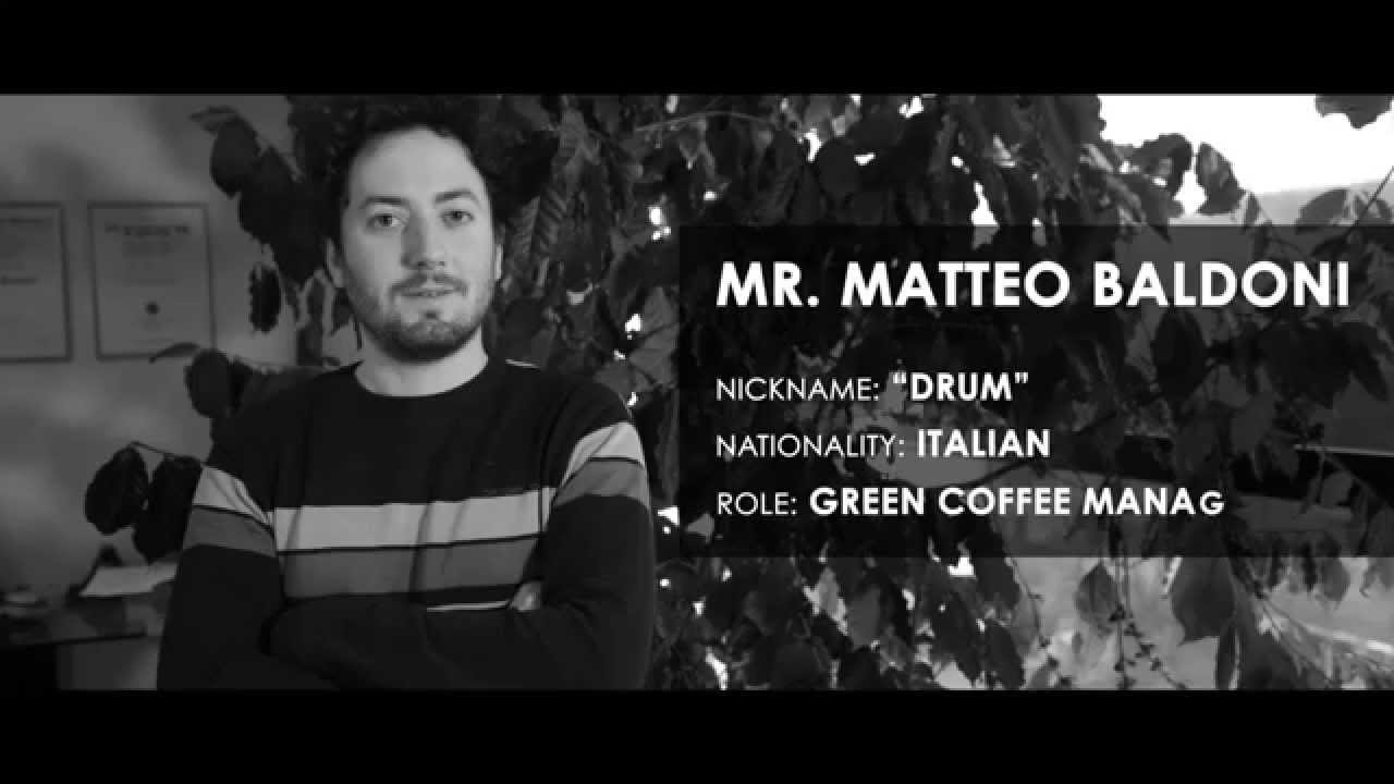 Matteo DRUM Baldoni - Caffè Pascucci green coffee manager - YouTube