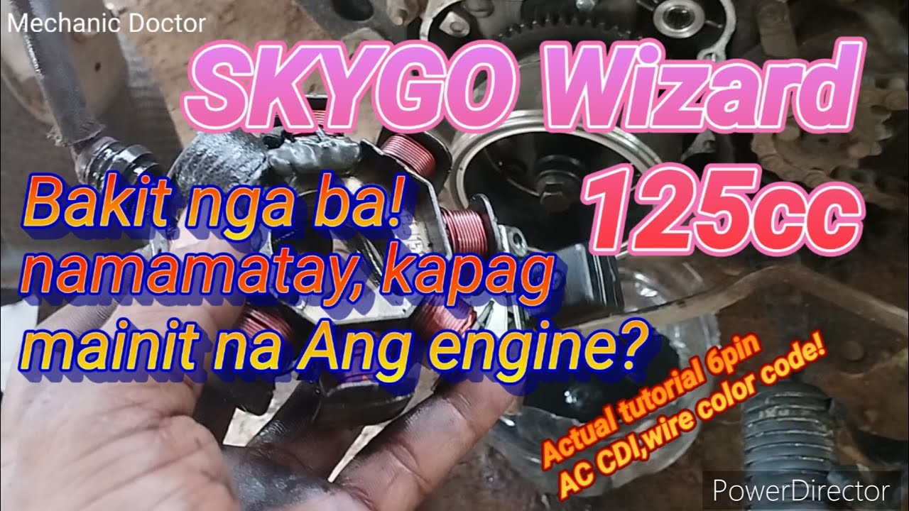 SKYGO Wizard 125,Bakit nga ba namamatay kapag mainit na Ang engine ...