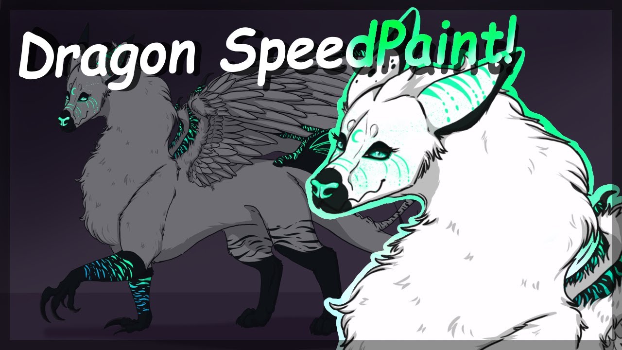 SpeedPaint Dragon Commission[Part-2] - YouTube