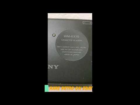 Sony Walkman WM-EX70 is beautiful! #retro  #vintage  #ebay #unboxing #90s