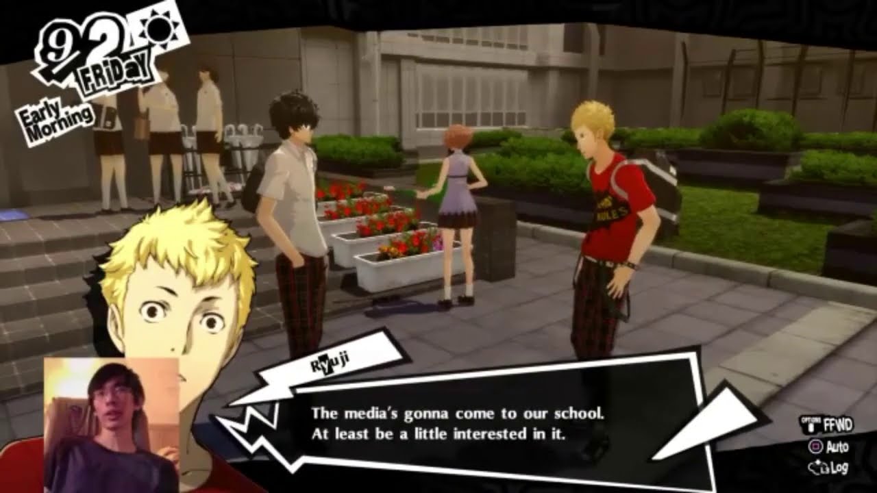 PERSONA 5 ROYAL: MEETING FLOOF GIRL HARU AT SCHOOL - YouTube