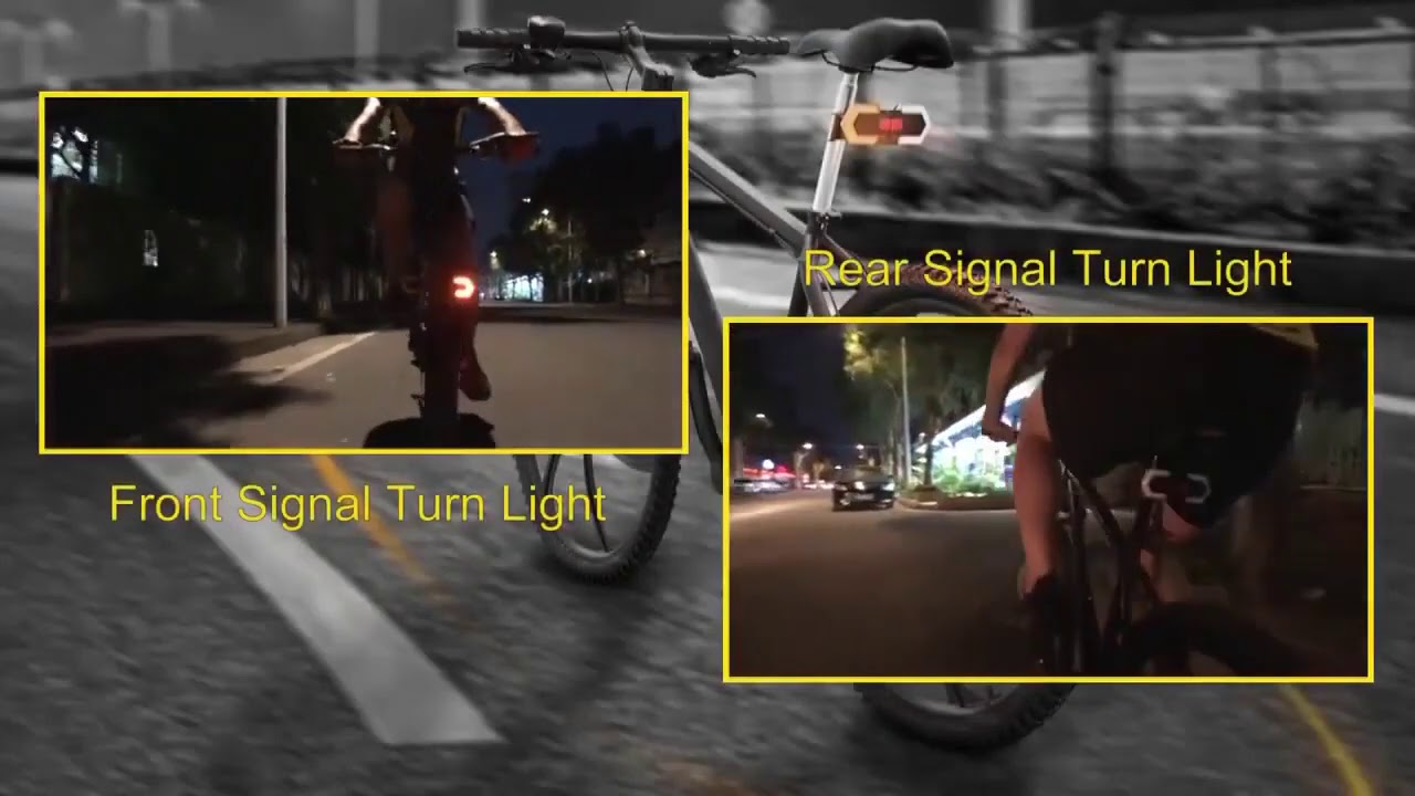 Smart Bicycle Rear Light LED Bike Direction Indicator MTB Turn Signals ...