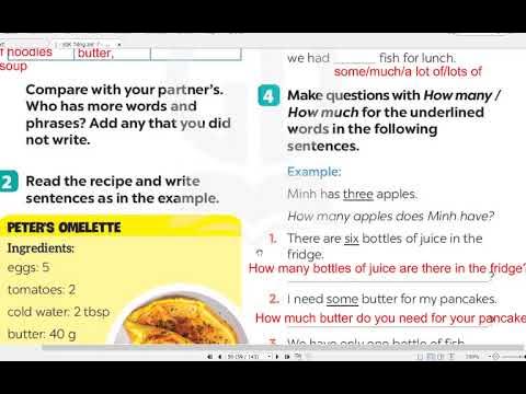 Tiếng Anh 7 Global Success (Unit 5 Food and Drink) Looking back Bài 4 Trang 58 - YouTube