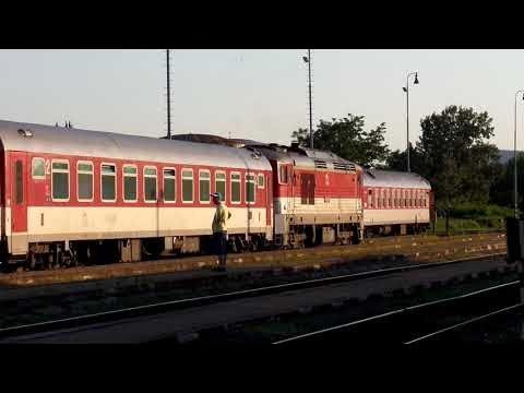 05 Ausfahrt Bf Hummené 757 003 9 mit EN 442 "Slovakia" nach Praha hl. n. - YouTube