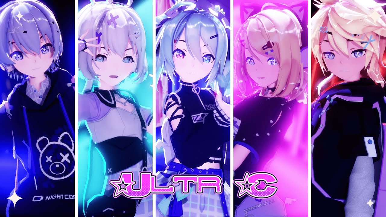 【MMD】ULTRA C【Kagamine Len ・Rin・Hatsune miku・Zhiyu Moke・Luo tianyi】【4K60FPS】 - YouTube