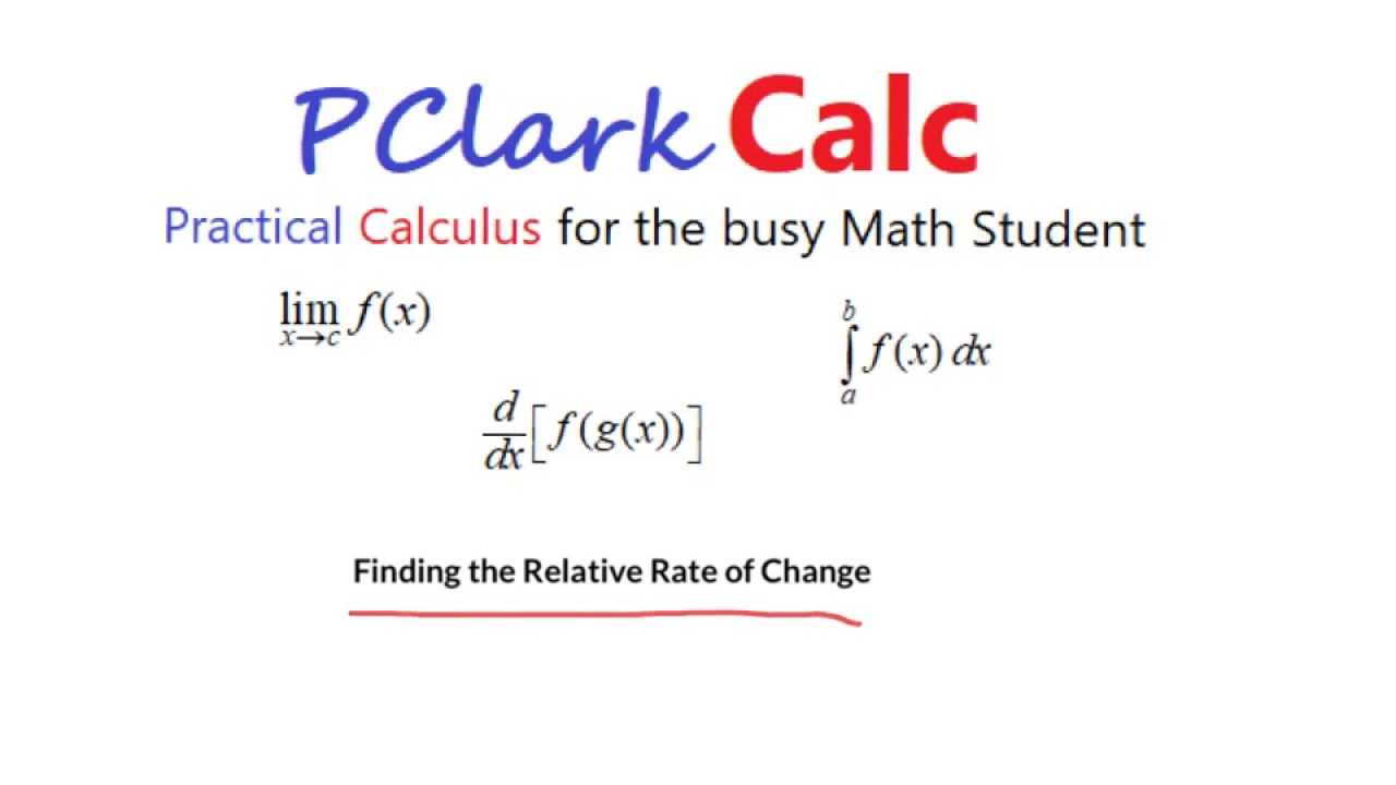 Relative Rate Of Change YouTube relative-rate-of-change-youtube