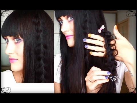 Прическа для РАСПУЩЕННЫХ волос /БЫСТРАЯ ПРИЧЕСКА/плетение