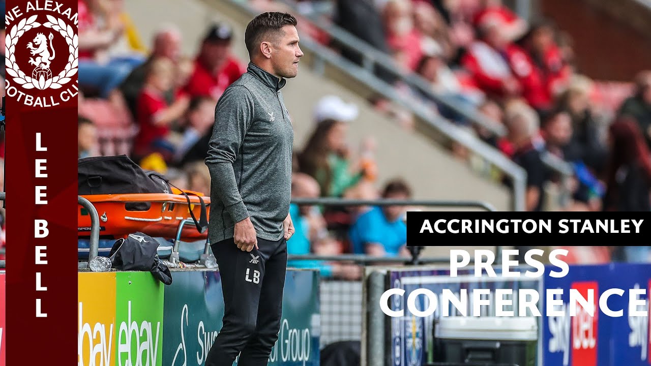PRESS CONFERENCE | Lee Bell's Accrington Stanley Preview - YouTube