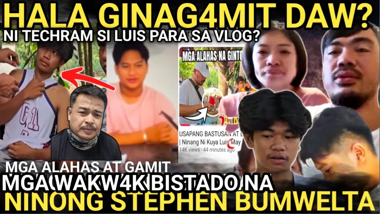 TECHRAM UPDATES GINAG4MIT DAW SI LUIS BINIGAY NA MGA ALAHAS AT GAMIT ...