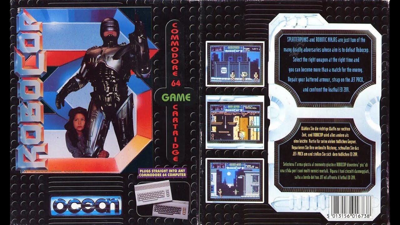 Robocop 3 - Commodore 64 - Playthrough - no cheats/no saves - YouTube
