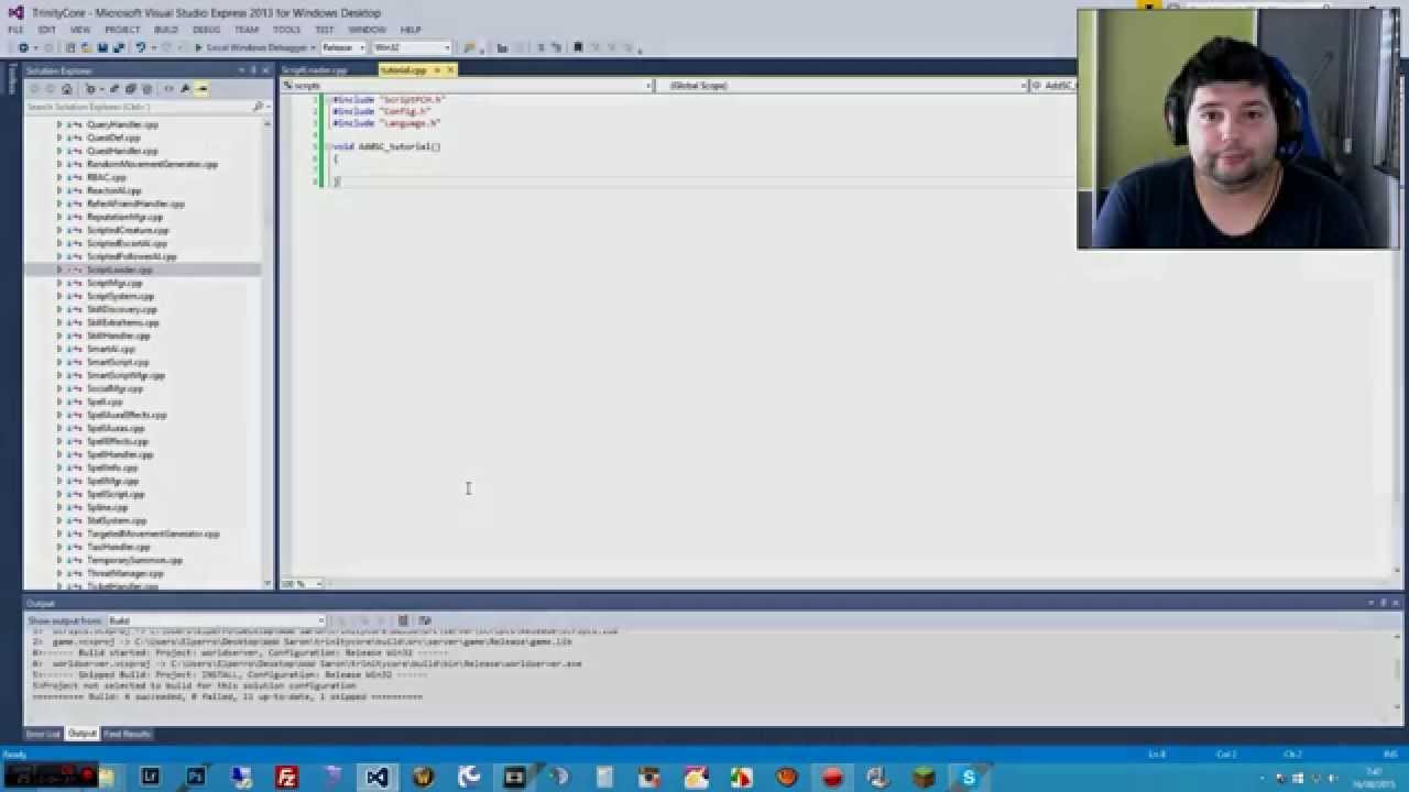 Trinitycore C++ 01 - Crear nuevo Script - YouTube