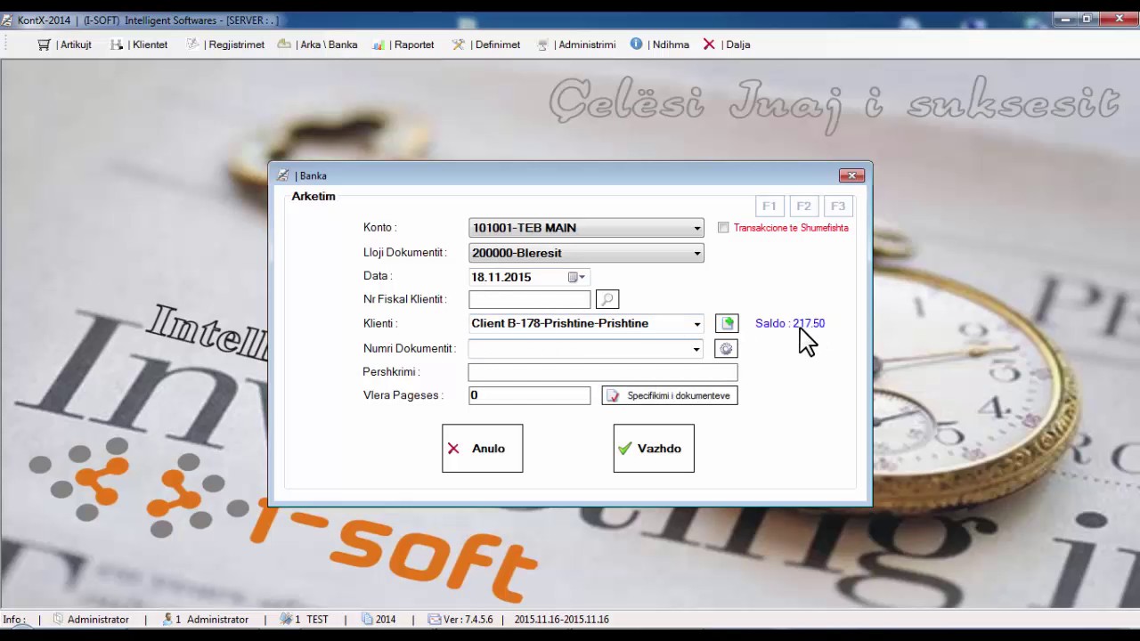 KontX 2014 Mandat Arketimi Banka - YouTube