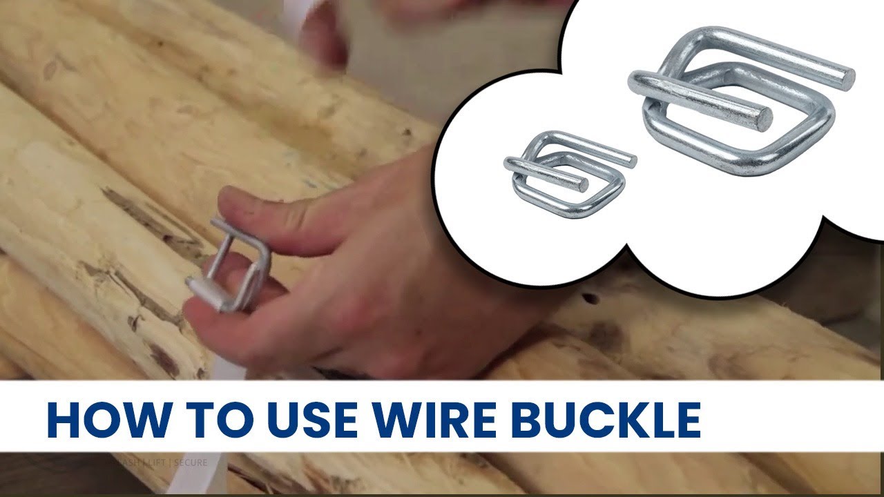 How to use wire buckle - YouTube